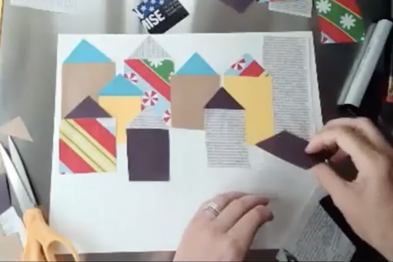 How to Make a House Collage For Kids - Welcome to Creativity School!