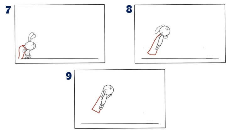 Principles of Animation: Follow Through and Overlapping Action