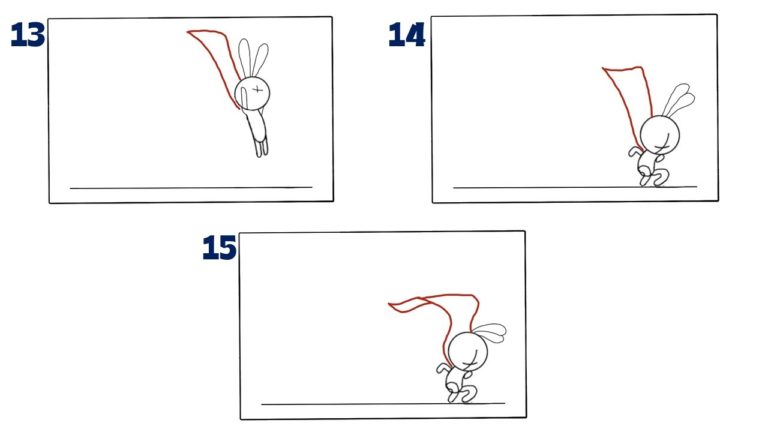 Principles of Animation: Follow Through and Overlapping Action