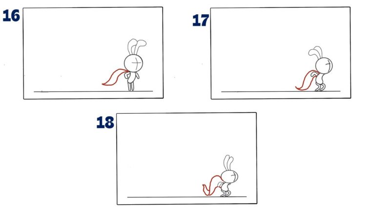 Principles of Animation: Follow Through and Overlapping Action