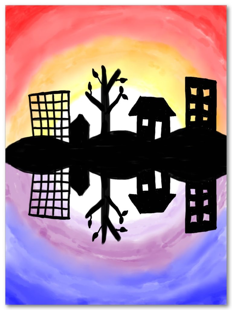 Sunset Painting - How To Paint Beautiful Sunset Easy